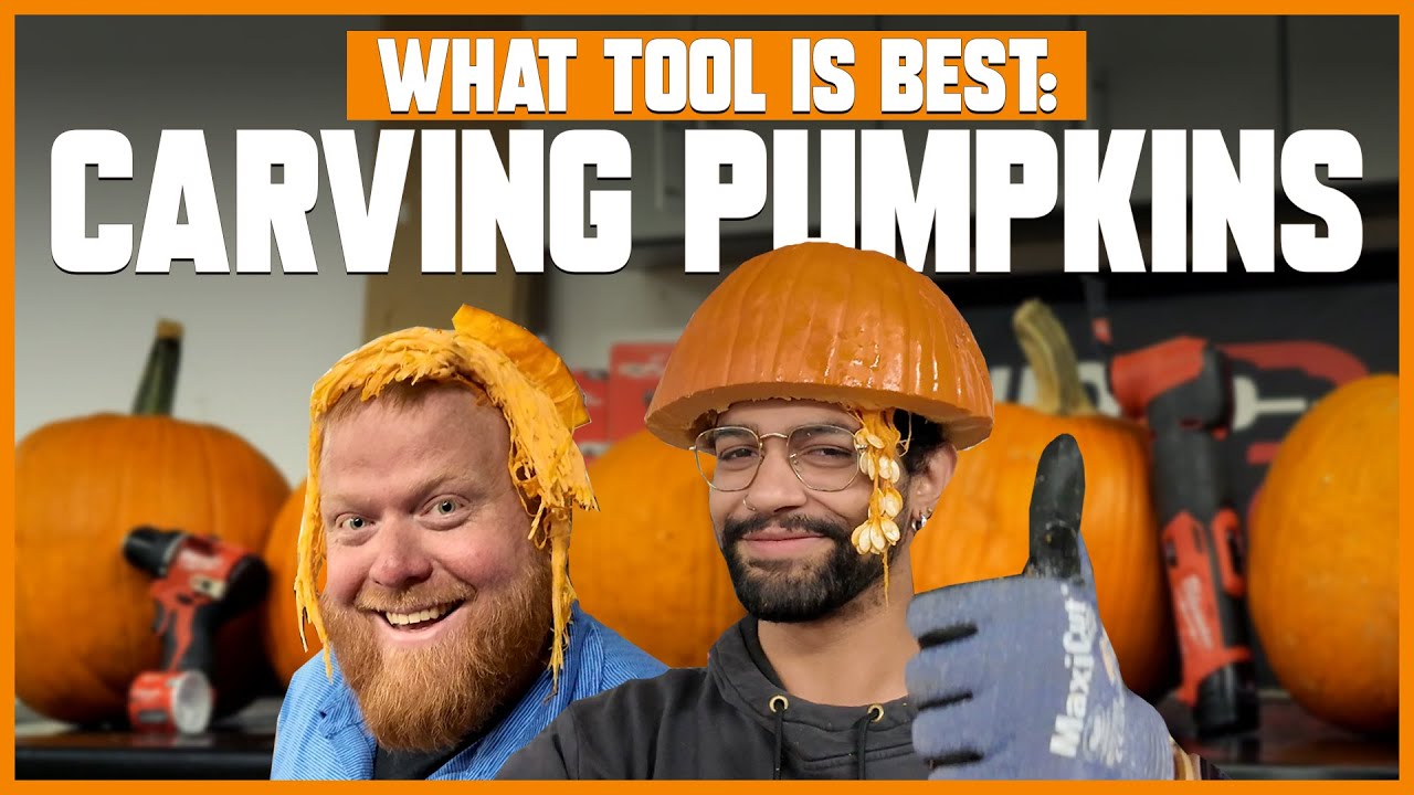Power Tools for Pumpkin Carving - What Tool is Best? - YouTube