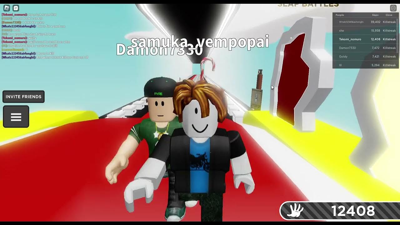 slap battles exploit report again💀 - YouTube