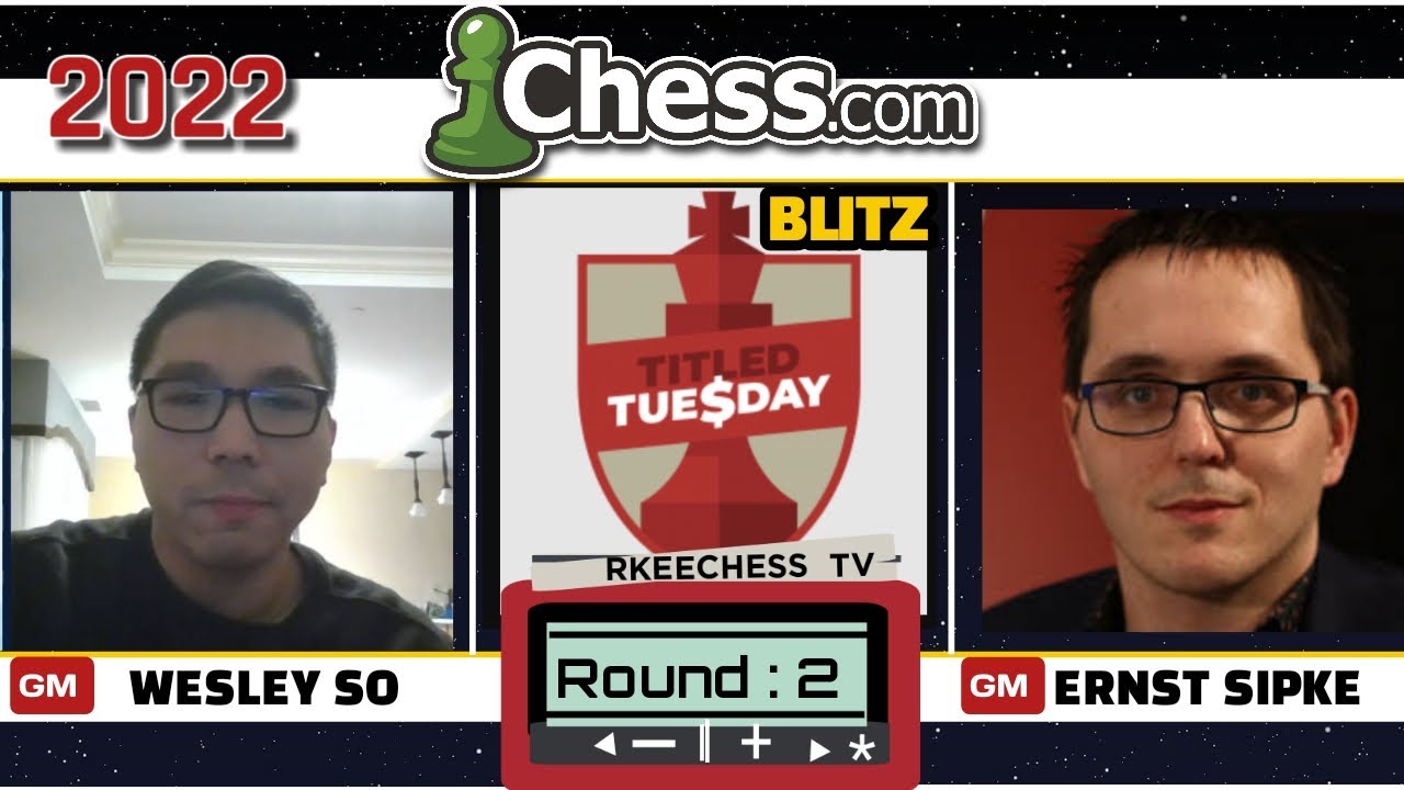 Racing pawns! || Chess.com Titled Tuesday blitz 2022 || GM So vs GM ...