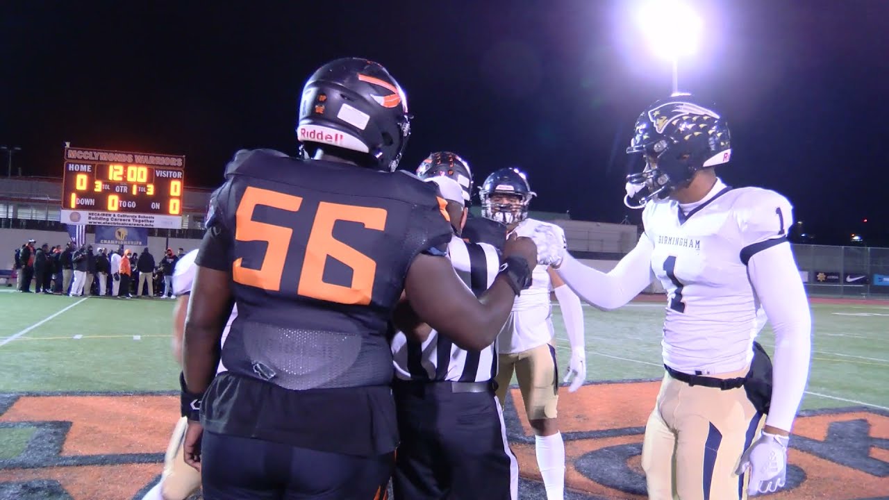 High School Football 3A State Game McClymonds High School - YouTube