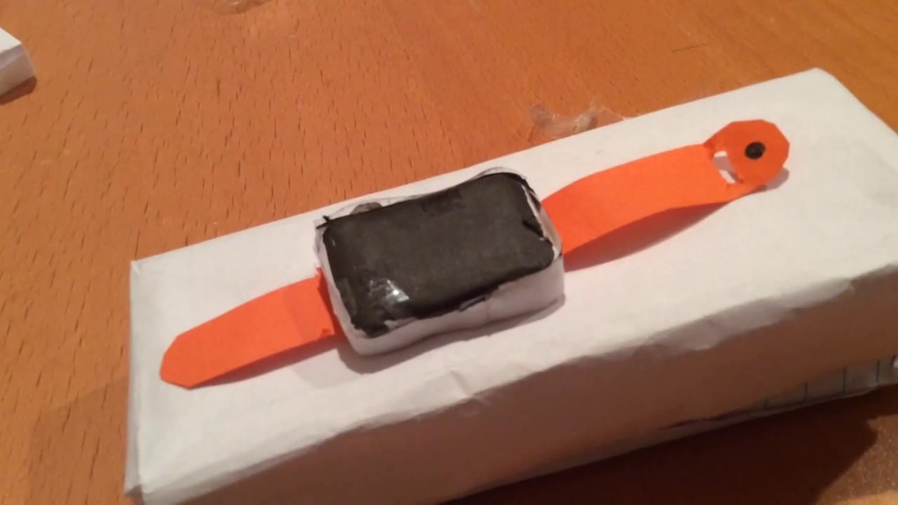Papercraft mini apple watch unboxing - YouTube