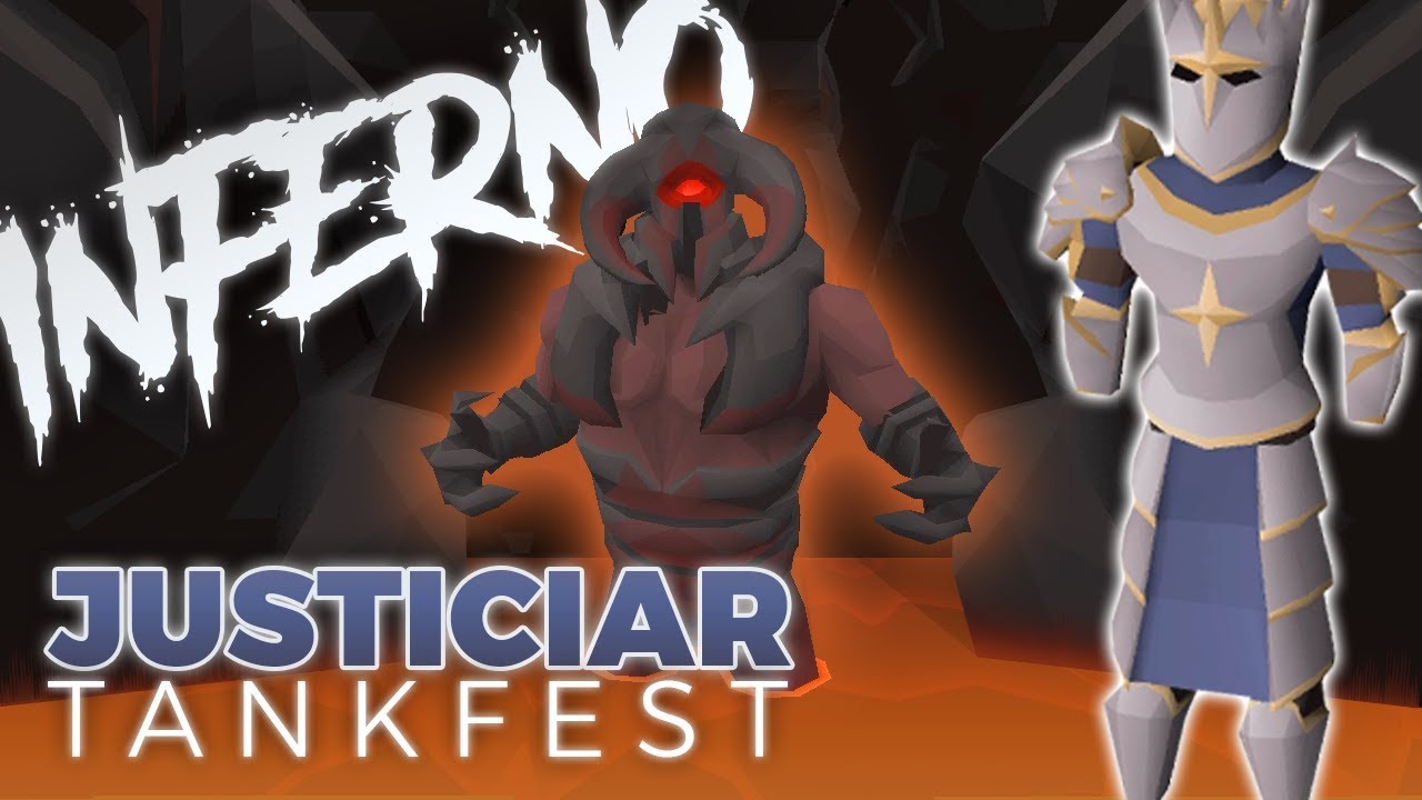 OSRS Inferno | Justiciar Tank Method | Waves 50 - Zuk - YouTube