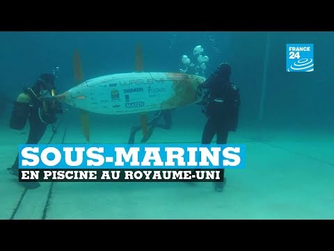 Sous-marins en piscine au Royaume-Uni
