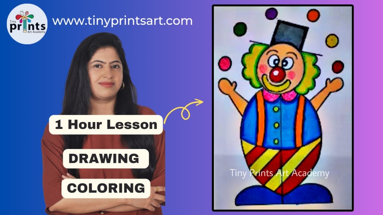 How to draw a clown 🤡, Easy Clown Drawing Ideas - YouTube