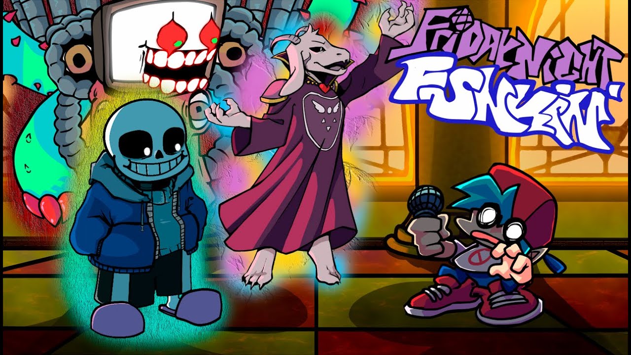 FNF - Undertale Vs. Asriel Dreemur - Omega Flowey - Sans | Gameplay ...