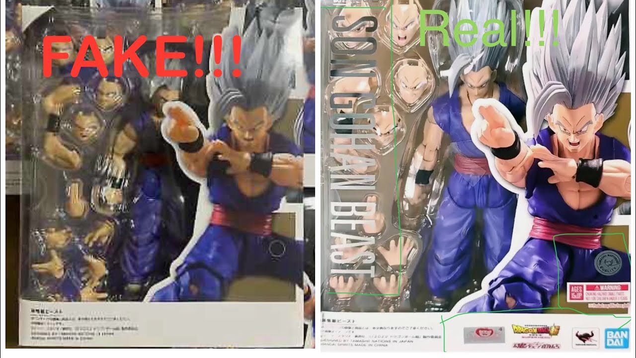 Fake SHFigure arts gohan beast… how to spot a fake! #dragonball # ...