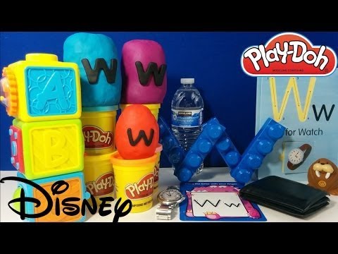 The Letter W Surprise Eggs - W is for Water Wallet Walrus Watch - YouTube