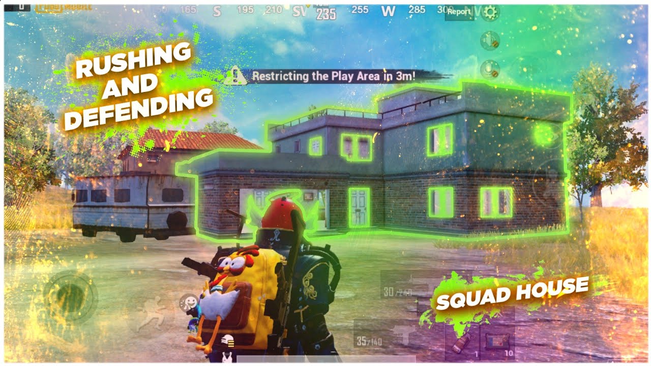 Squad House | Rushing And Defending Tips And Tricks - Pubg Mobile - YouTube