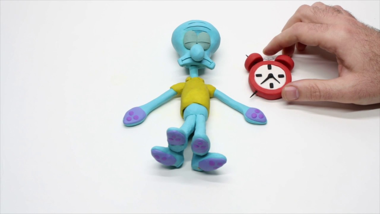 Stop motion Squidward Tentacles Play Doh compilation funny video for ...