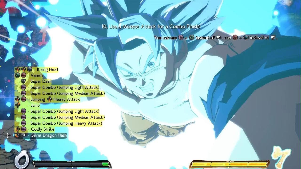 DBFZ 💰💸 Ultra instinct Combo Challenge 100% Easy Complete!!! - YouTube