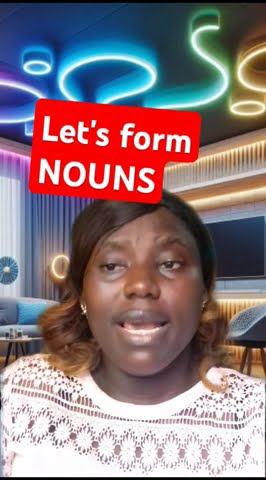 LET'S FORM NOUNS! #learnanewwordtoday #english #englishgrammar # ...