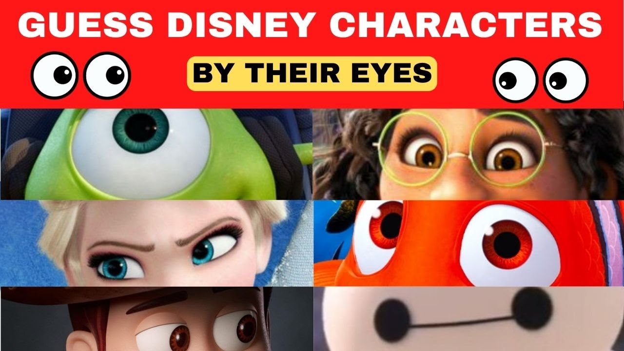 Guess the Disney Characters Quiz| Can you name all of them? - YouTube
