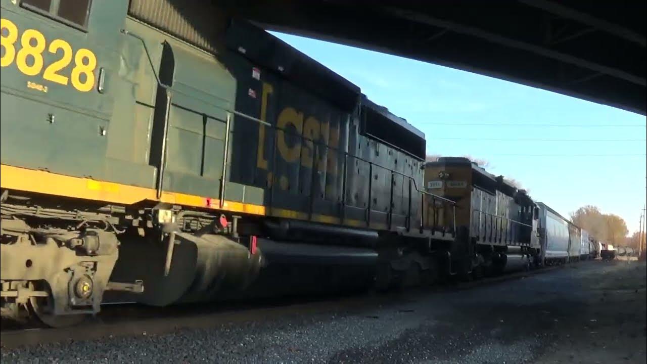 CA-11 with CSXT 8828 - 11/25/24 - YouTube