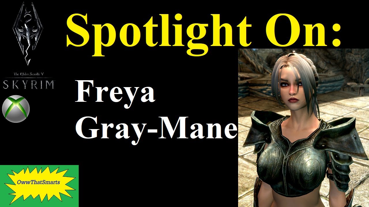 Skyrim (mods) - Spotlight On: Freya Gray-Mane - YouTube