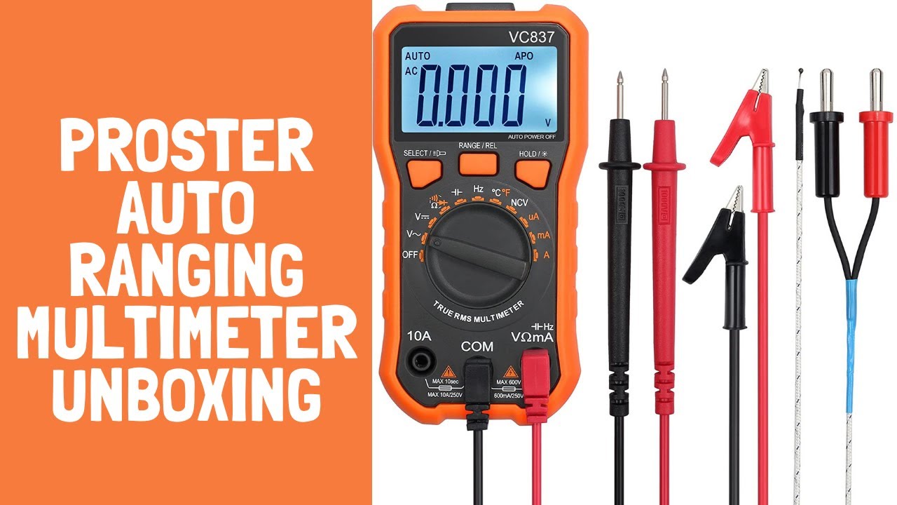 Proster Auto ranging Multimeter Unboxing - YouTube