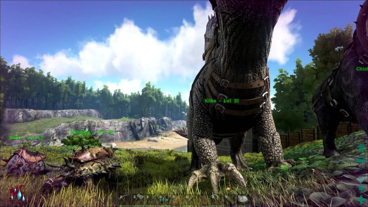 ARK Survival Evolved; Mejores DINOSAURIOS para FARMEAR - YouTube