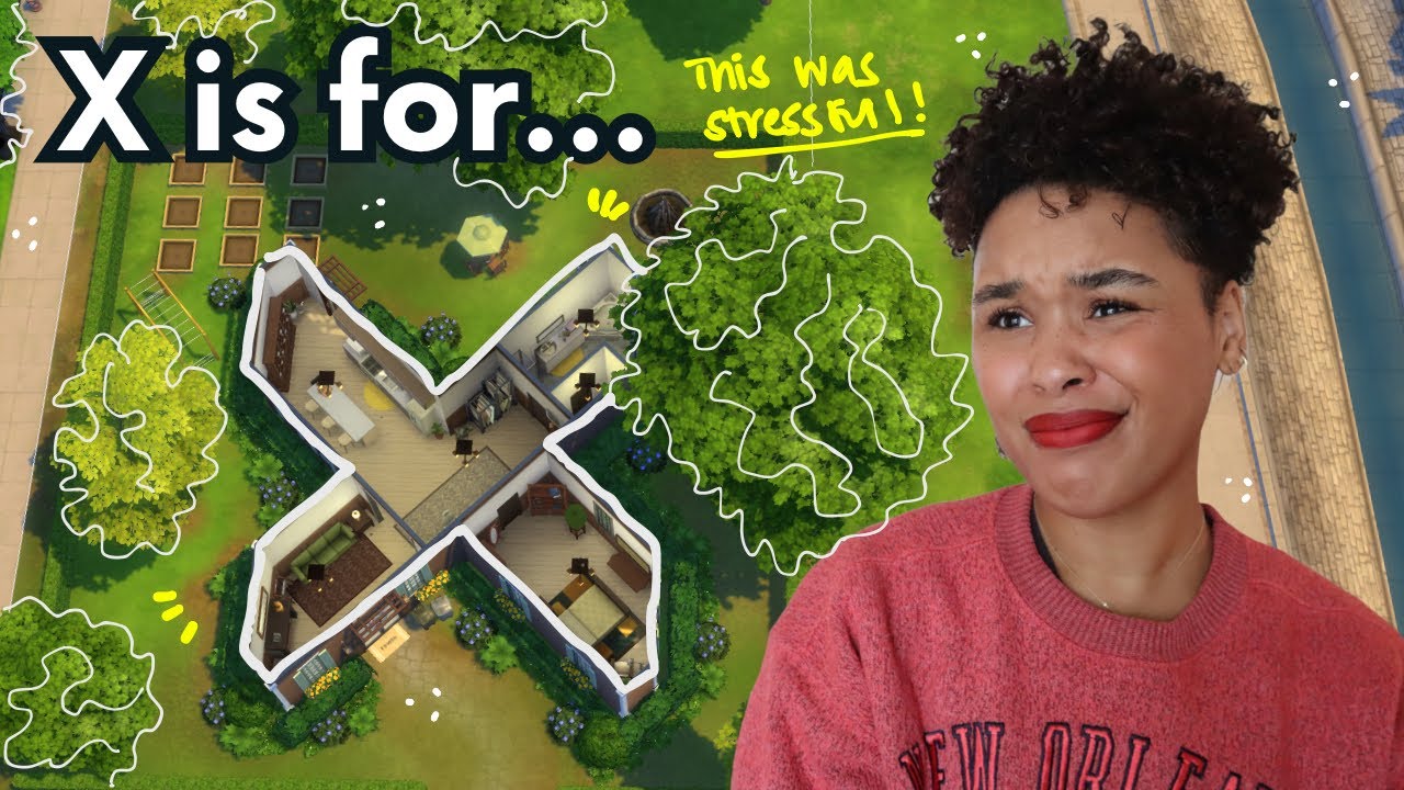 This was the most *STRESSFUL* house I’ve built in the sims 4! Alphabet ...