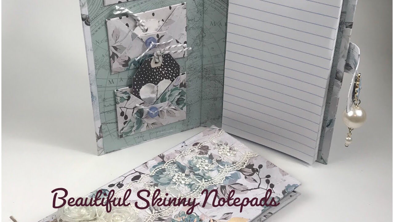 Make Your Own Skinny Notepad Tutorial - YouTube