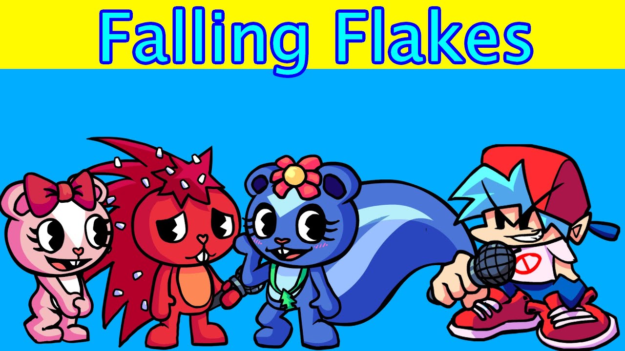 Falling Flakes！每首歌都很好聽啊！【Friday Night Funkin' 周五放克夜】 - YouTube