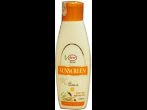 Ayur Sunscreen Lotion SPF 20 - YouTube