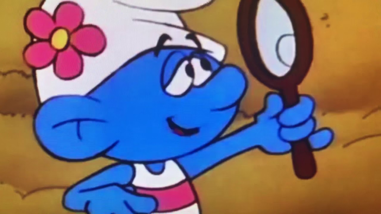 Smurfs grouchy makes a splash - YouTube