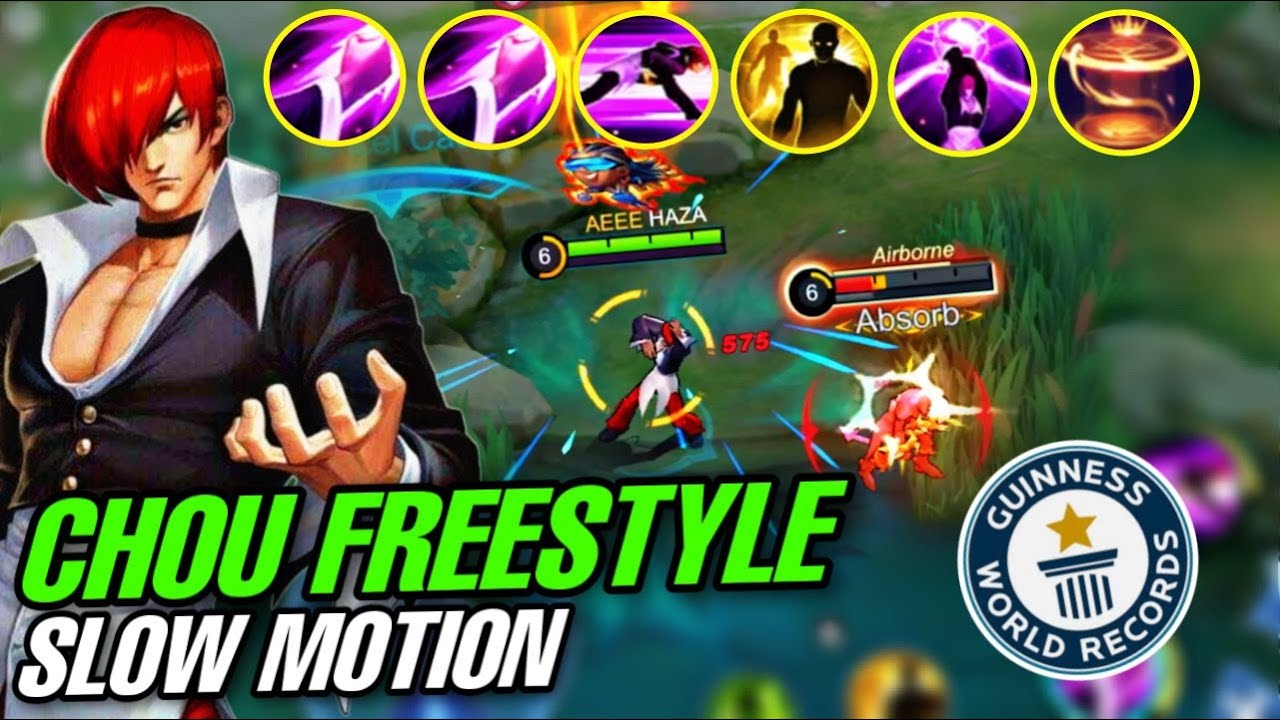 NEW CHOU FREESTYLE SLOW MOTION (Must Watch) CHOU MONTAGE 50 - MLBB ...