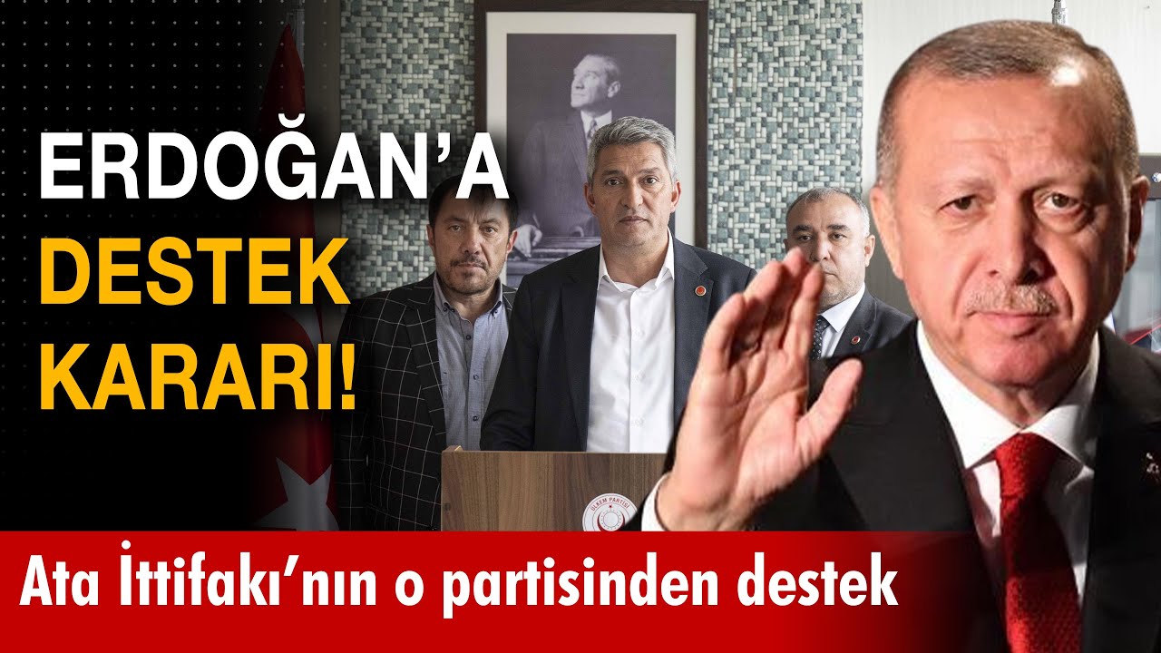 Ata İttifakı'ndan Ülkem Partisi Erdoğan'a destek kararı aldı - YouTube