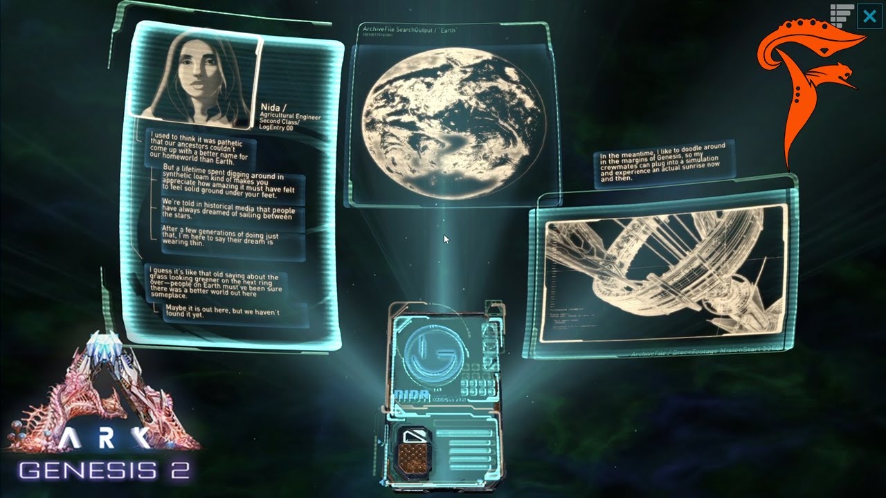 Explorer Note Nida Location | Ark Survival Evolved Genesis Part 2 - YouTube