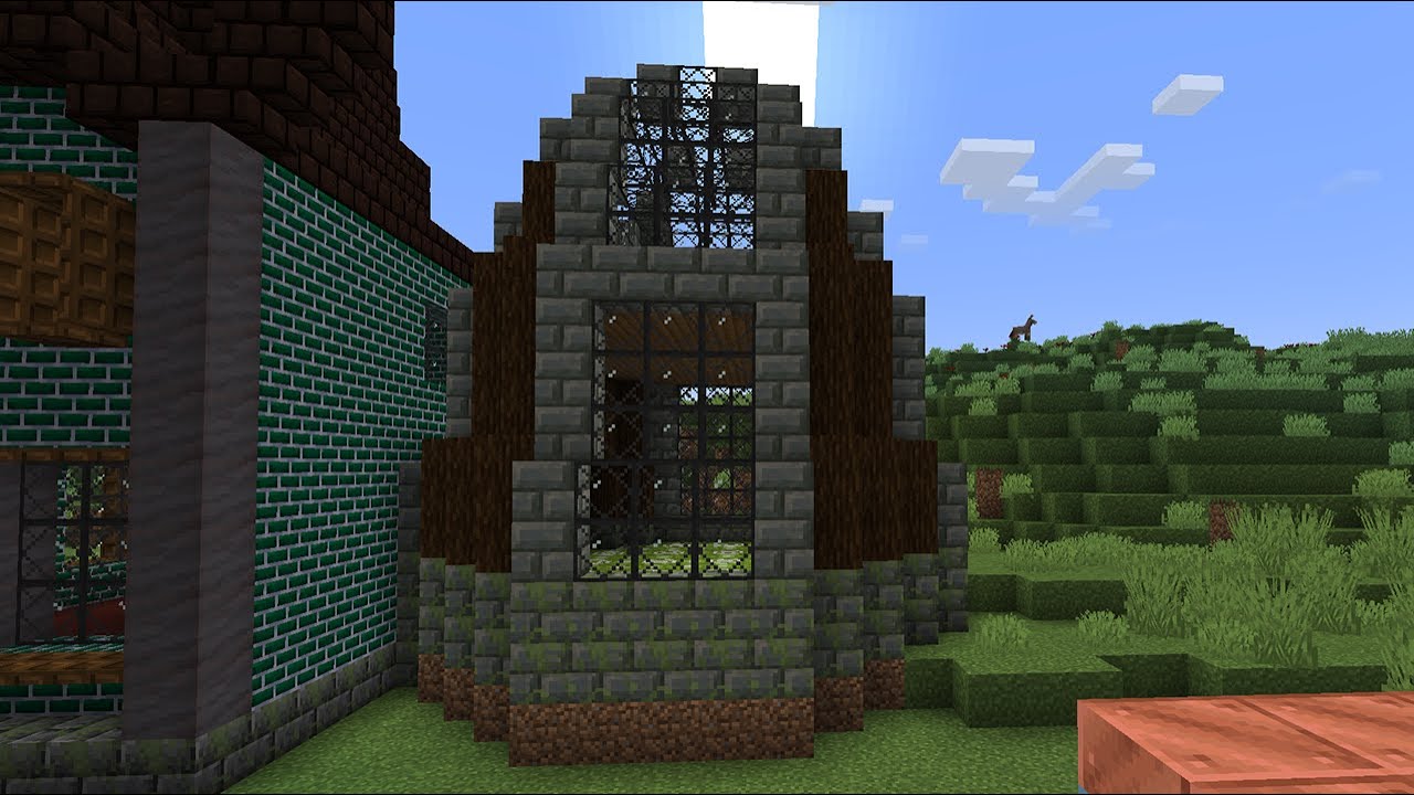 Minecraft Cozy Greenhouse Tower A Relaxing Build Journey! - YouTube