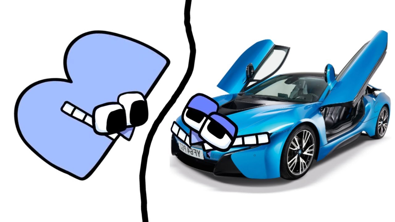 alphabet lore in real life | CARS - YouTube