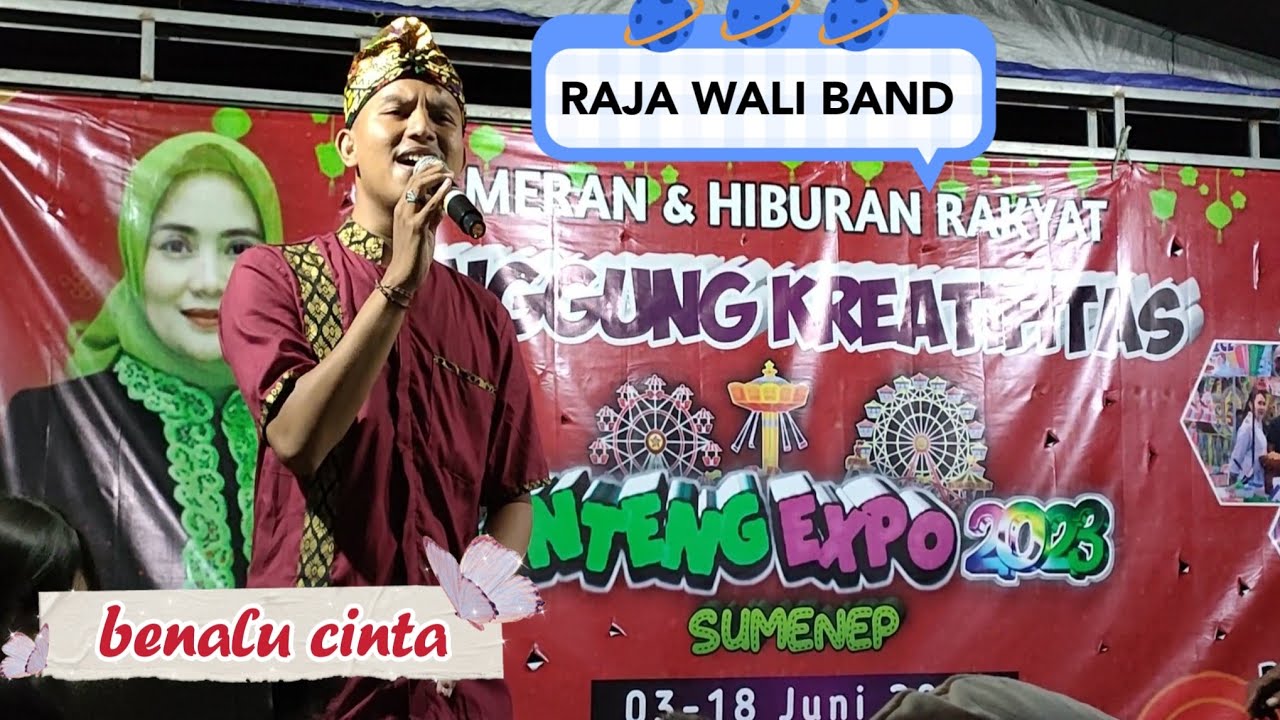 BENALU CINTA cover lagu RAJA WALI BAND Live Acara Pameran&hiburan ...