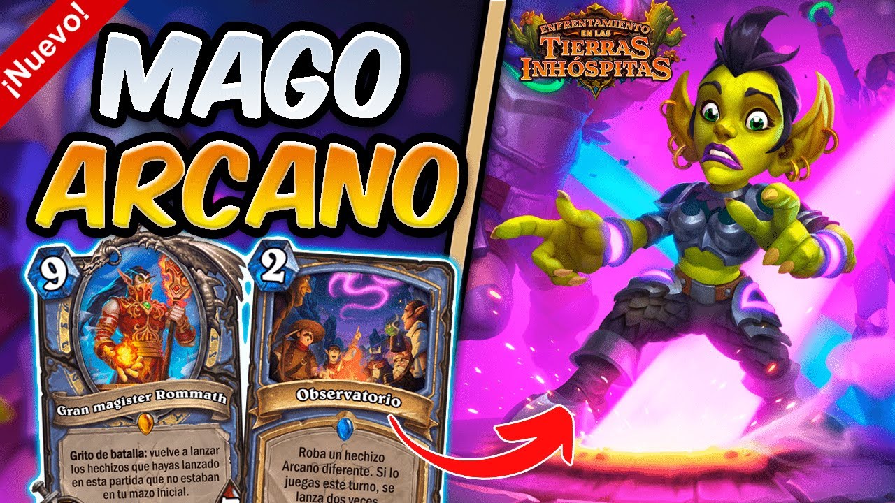 FIESTA de LUCES !!│MAGO ARCANO│TIERRAS INHOSPITAS│HEARTHSTONE ESPAÑOL ...