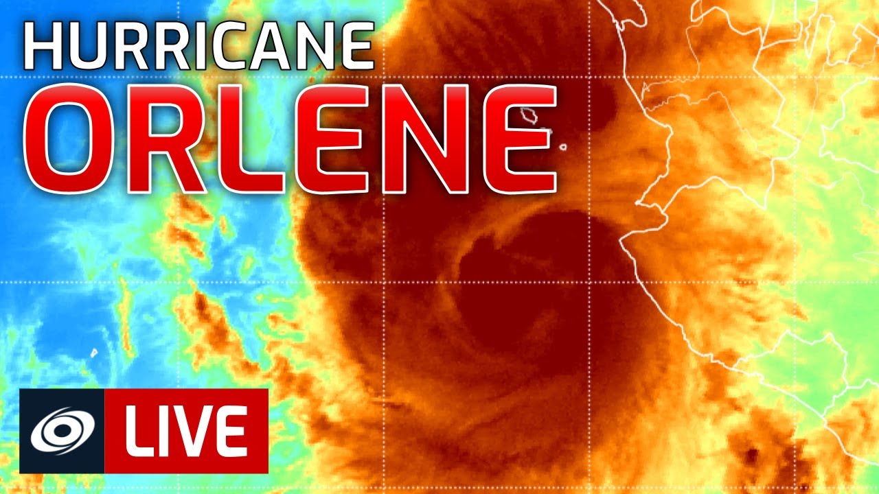 Powerful Hurricane Orlene nears Puerto Vallarta Mexico - Live Coverage ...