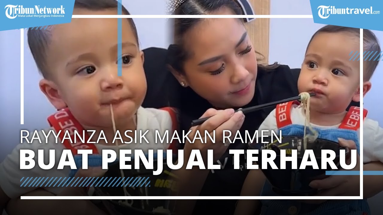 Video Tingkah Lucu 'Cipung' Rayyanza saat Disuapi Makan Ramen oleh Gigi ...