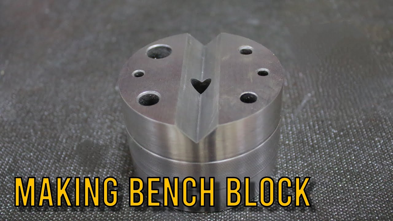 Making a bench block - pin removal - YouTube
