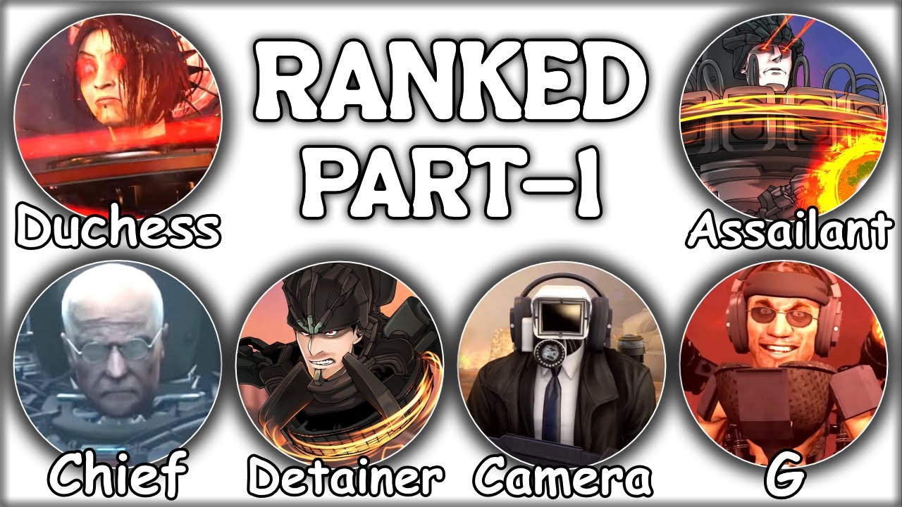 All Characters in Skibidi Toilet RANKED...! Part 1 - YouTube