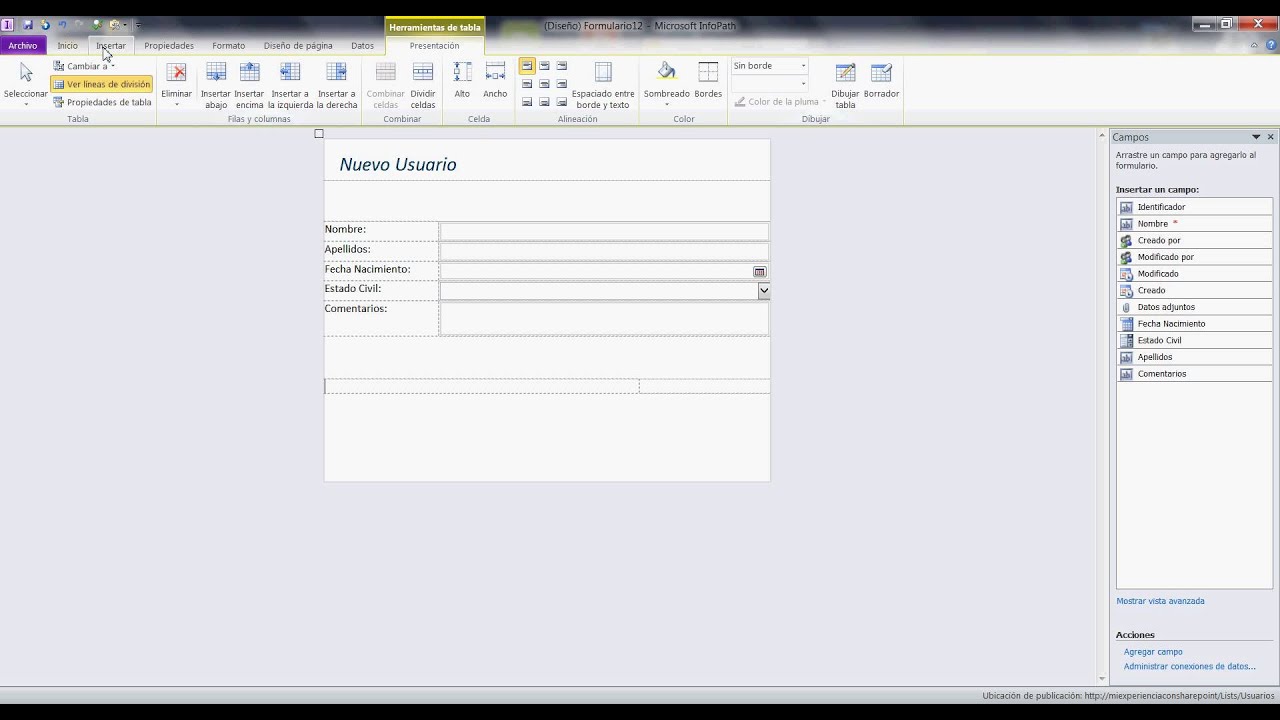 SharePoint 2010 Formulario InfoPath 01 YouTube sharepoint-2010-formulario-infopath-01-youtube