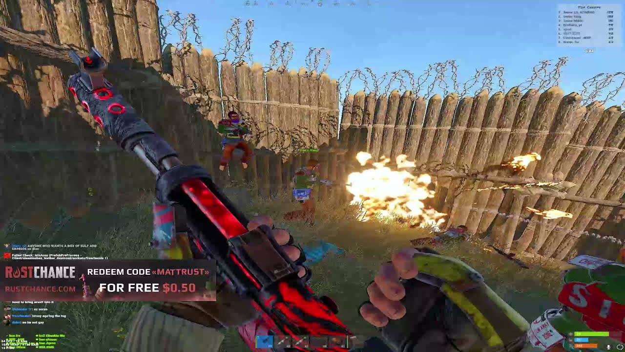 when your teammate eats a rocket in RUST - YouTube