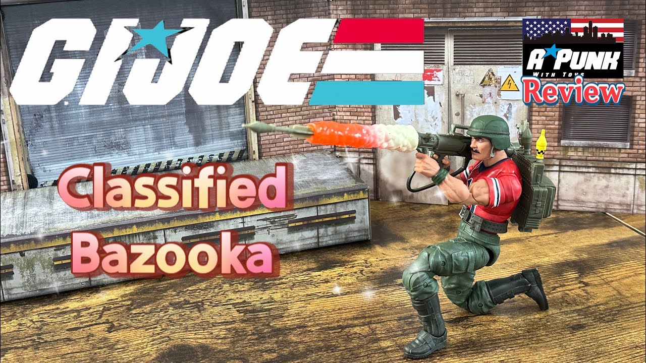 GI Joe Classified Bazooka, Did They Fix His Legs? - YouTube