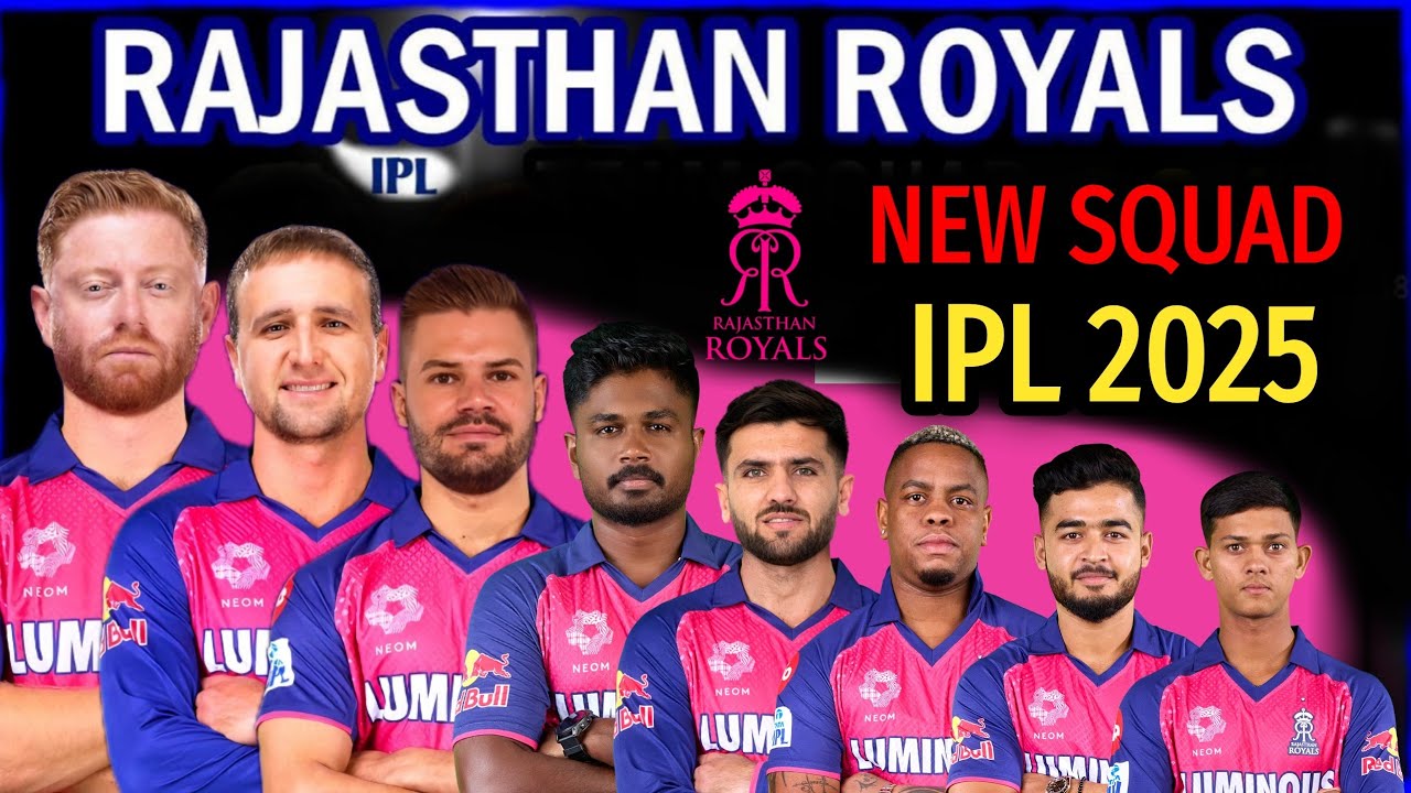 IPL 2025 Rajasthan Royals Team Full Squad | RR Team Final Squad ...