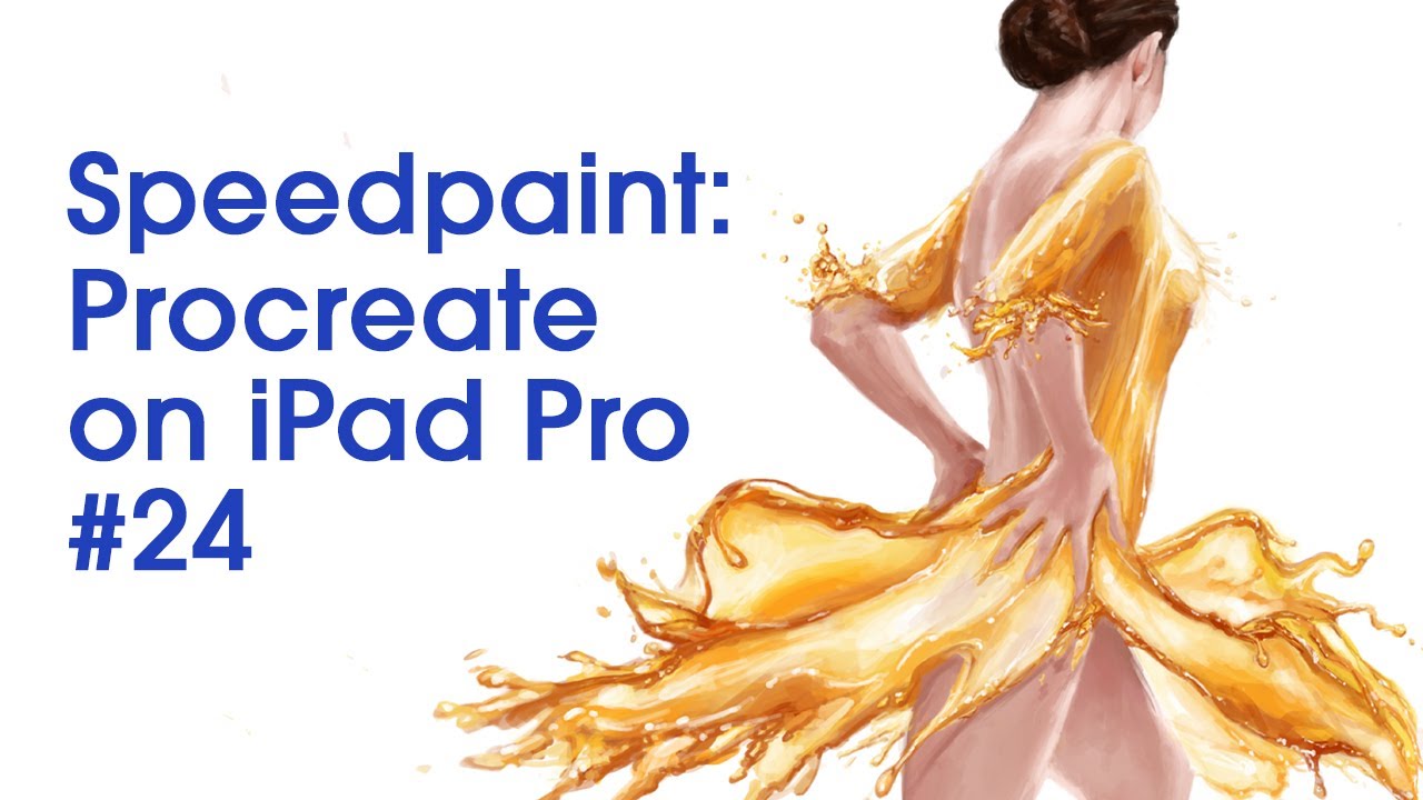Speedpaint: Procreate on iPad Pro 24 - YouTube