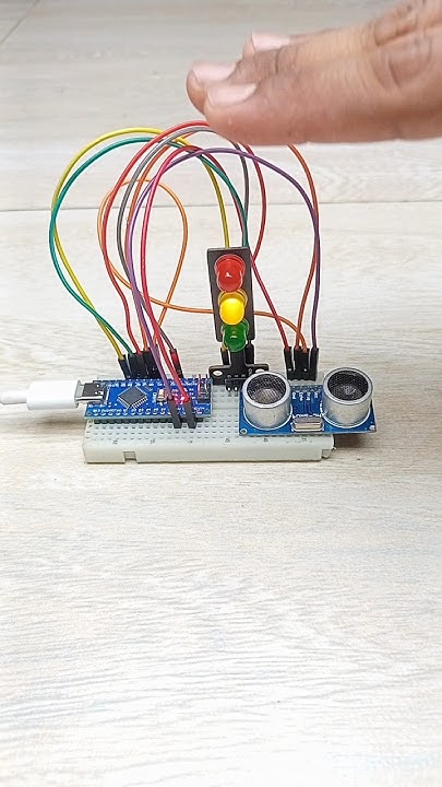 Arduino distance indicator - YouTube