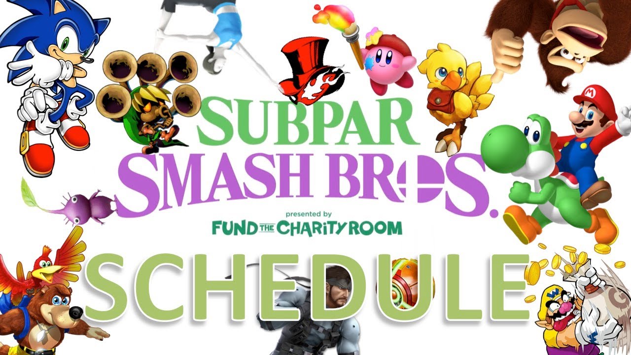 Subpar Smash Bros. - Schedule, Incentives, and Raffles! - YouTube