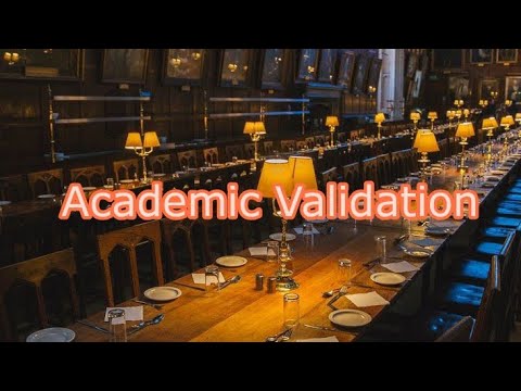 Academic Validation Playlist #1 - YouTube