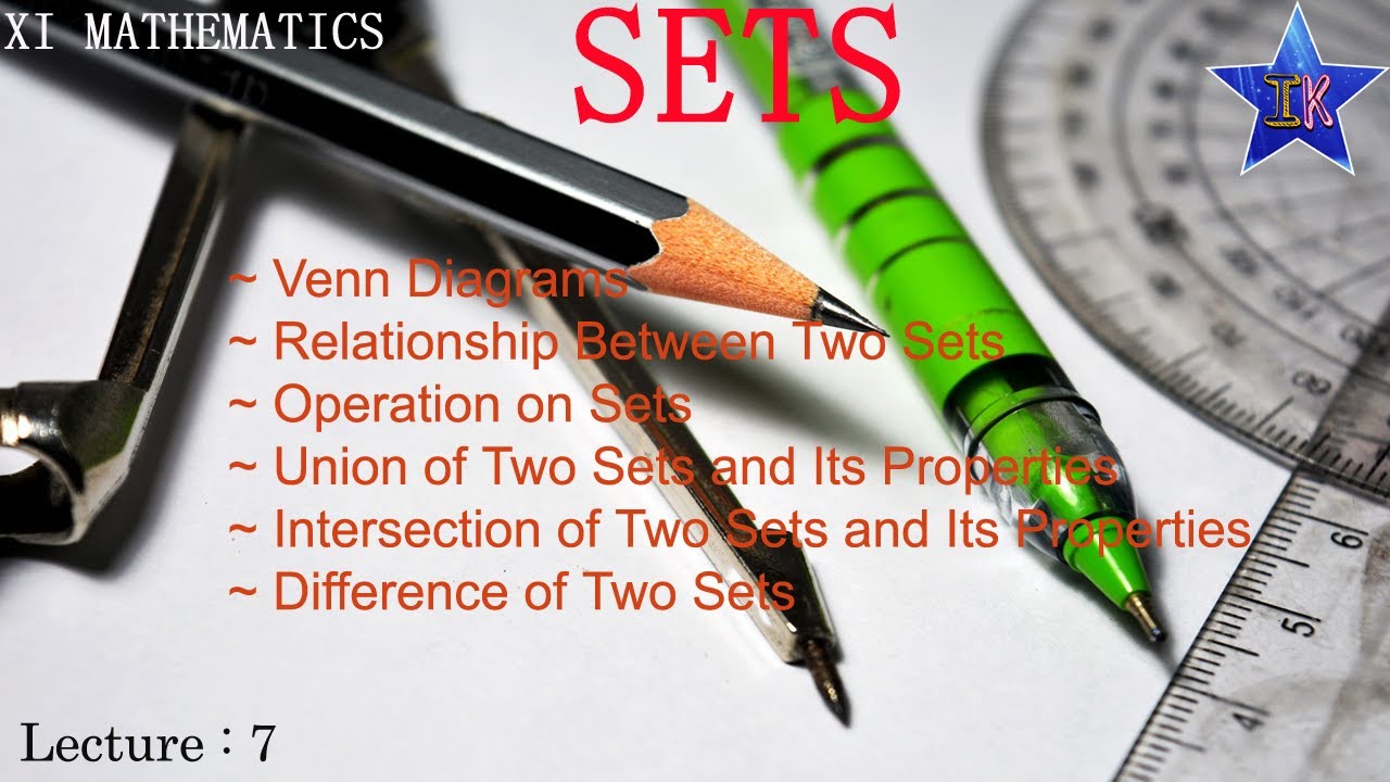 Venn Diagrams | Operation on Sets I Union , Intersection and Difference ...