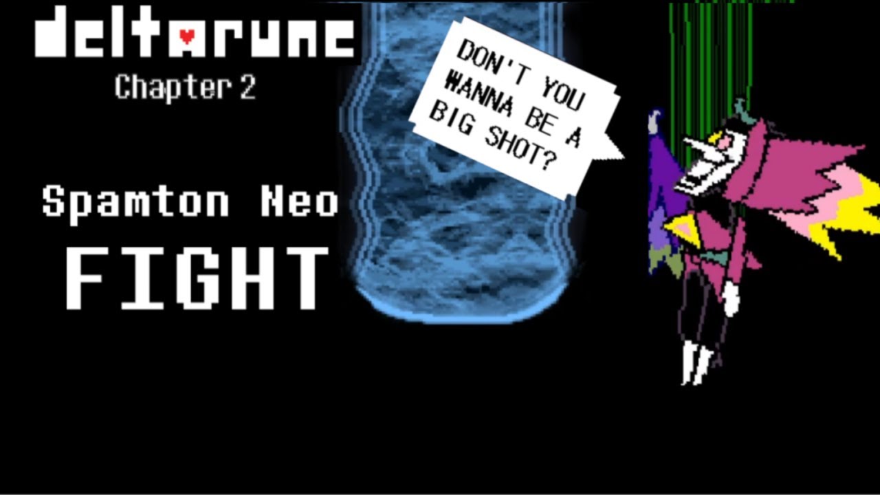 SPAMTON NEO FIGHT | Deltarune chapter 2 snowgrave route (SPOILER) - YouTube