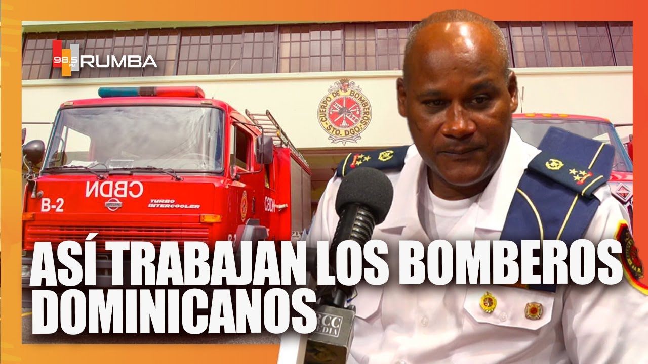 Así trabajan los bomberos en la República Dominicana - YouTube
