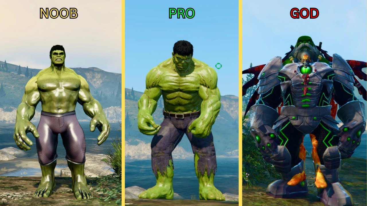 Upgrading HULK to GOD HULK in GTA 5! - YouTube