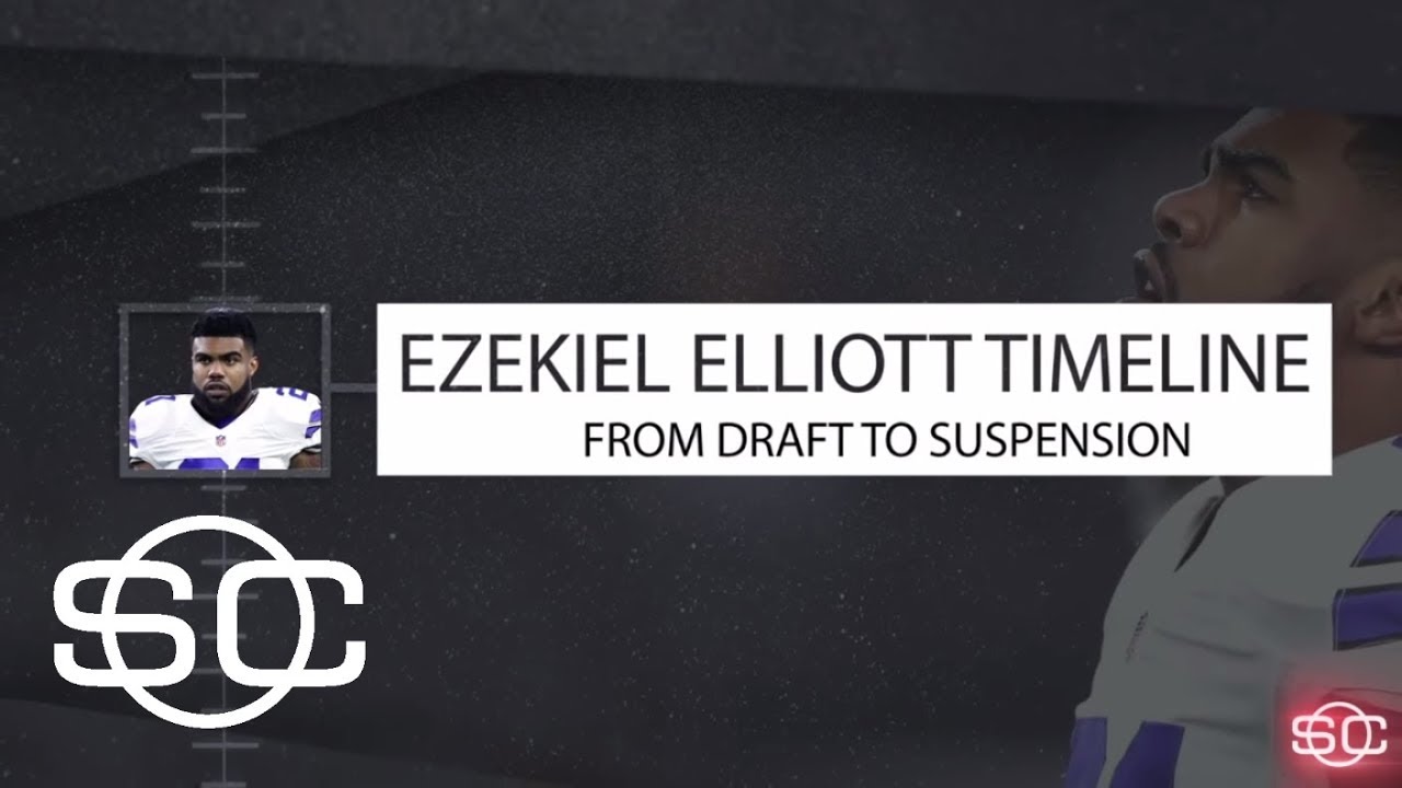 Ezekiel Elliott Timeline: From Draft To Suspension | SportsCenter ...