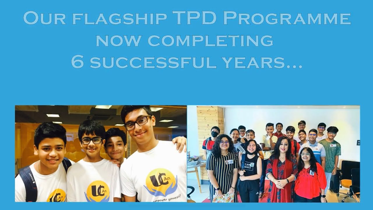 TOTAL PERSONALITY DEVELOPMENT Programme Starting Up AGAIN! School ...